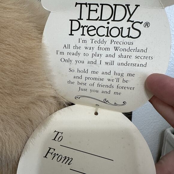 Dan Dee | Toys | Vintage Dandee Teddy Precious Bear Large 24 Plush Pink ...